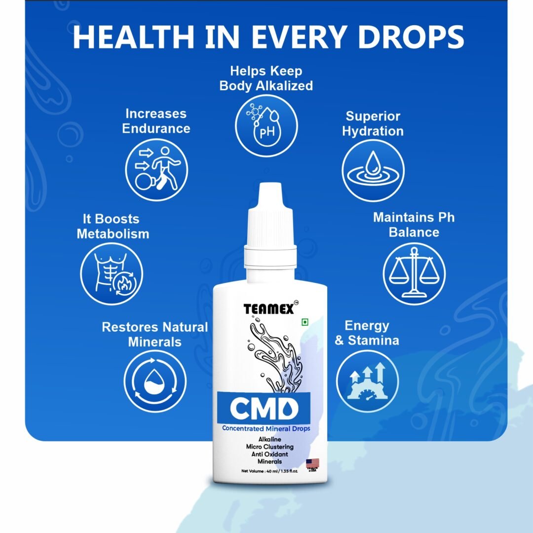 CMD Water Drop, Concentrated Mineral Drops, Alkaline Water